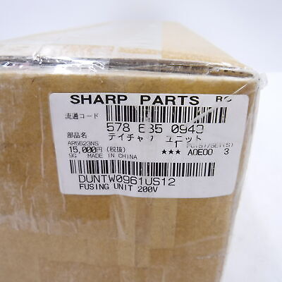 Genuine OEM Sharp Fusing Unit 200V AR-5623/AR-5618D/MX-M182/M202/M232 ...