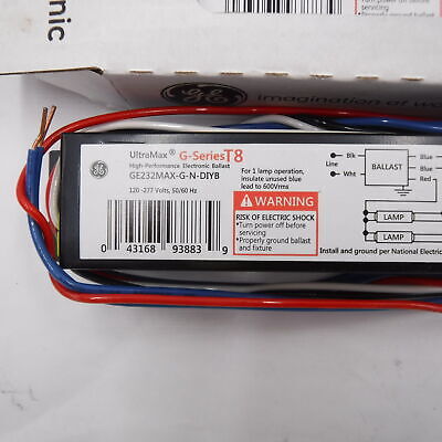 Genuine OEM Set of 4 GE UltraMax G-Series T8 93883 Electronic Ballasts ...