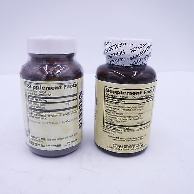 2022 Chupps Garlic 100:1 Extract 500mg 250 Soft Gels & Garlic& Parsley ...