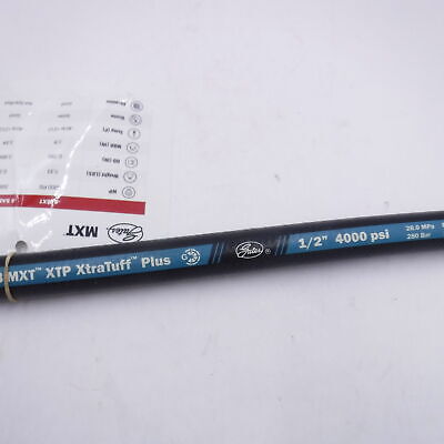 Gates 8 MXT-XTP 4000PSI Hydraulic Hose 1/2" 20-1/2" Long for ...