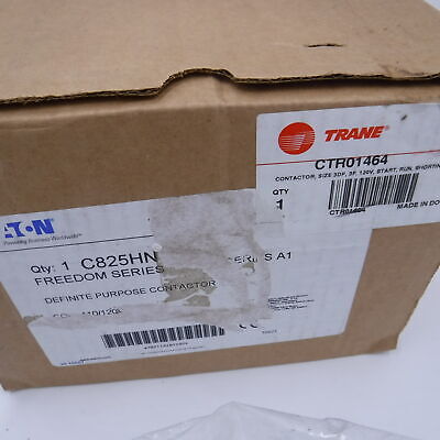 Genuine OEM Trane CTR01464 Contactor 3DP 3P 120V Start Run Shorting W/O ...