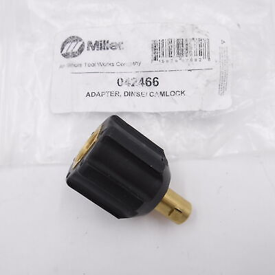 Miller Electric Welding Terminal Adapter, Male (042466) Dinse/Cam-Lok ...