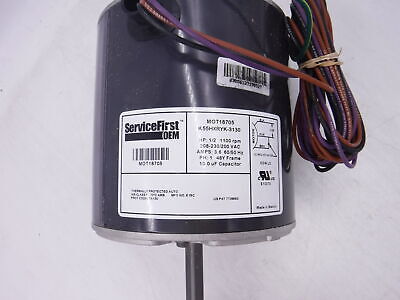 Service First OEM Trane MOT18705 Condenser Fan Motor 1/2HP 60/50HZ ...