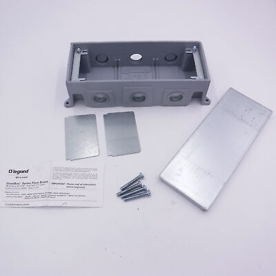 Legrand Wiremold 880CS3-1 OmniBox Series Floor Box Three Gang ...