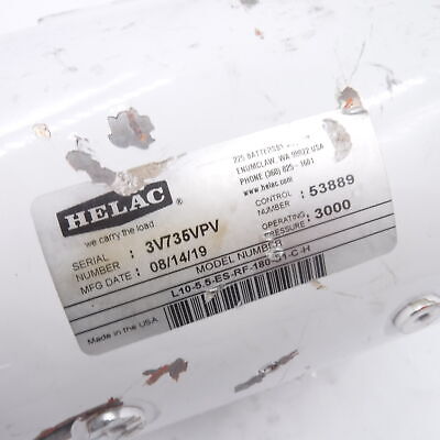 Helac Helical Hydraulic Rotary Actuator L10-Series L10-5.5-ES-RF-180-51 ...