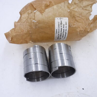 2 Pcs OEM Meritor King Pin Bushings, R212112 REV C - OneClick Warehouse