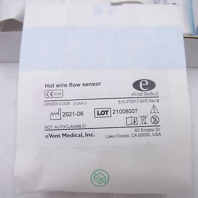 5 Pcs OEM ICU VENTILATOR FLOW SENSOR, EXPIRATORY by eVent Medical ...