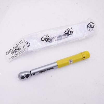Steelman 1/4" Drive Micro Adjustable Torque Wrench 30-150 Inch Pounds 96249 - OneClick Warehouse