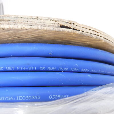 300' of Jupiter/ IEWC 4AWG RG Flex Central Office Power Cable L2 Blue ...