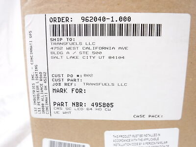 LSI LED Crossover Ambient Canopy Light 155W 13596 Lumens CRS SC LED 64 ...