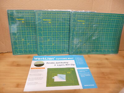 Set 3 WORKLION Full 9" x 12" Art Self Healing PVC Cutting Mat Double ...