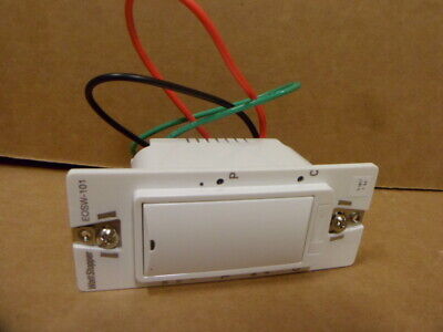 Wattstopper RF Single Relay Switch Receiver No Neutral White EOSW-101-W ...