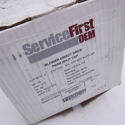 Service First Trane 3 Speed 42 Frame Motor Blower Direct Drive 1/8 HP ...