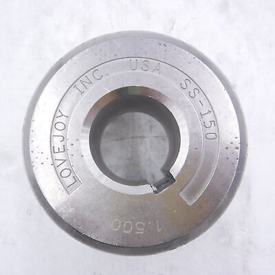 LOVEJOY SS-150 SS150 Jaw Coupling Hub 1-1/2" Bore 3/8" x 3/16" Keyway ...