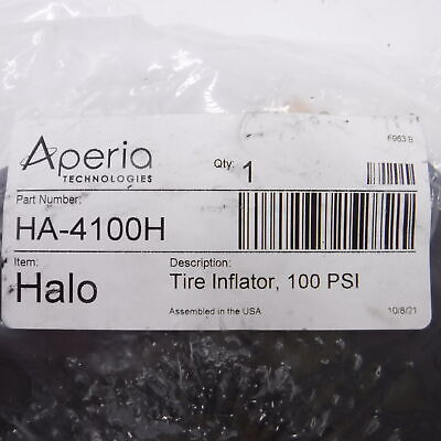 Aperia HA-4100H Halo Tire Inflator 100psi, 35ft-lb Center Bolt Torque ...
