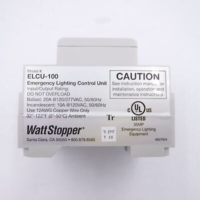 WattStopper ELCU-100 Emergency Lighting Control Unit 120/277VAC 60Hz ...