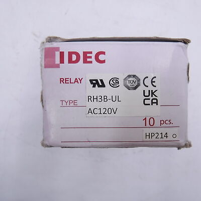9 Pack RH3B-UL Idec 120V 50/60Hz Plug In Power Relay 10A - OneClick ...