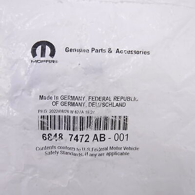 Genuine OEM Mopar 68487472AB Tire Pressure Sensor Kit fits 2022 Dodge ...