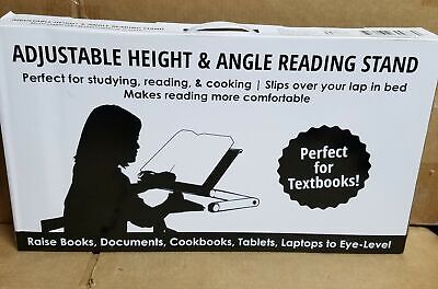 Adjustable Height and Angle Ergonomic Reading Stand Book Holder, Book ...