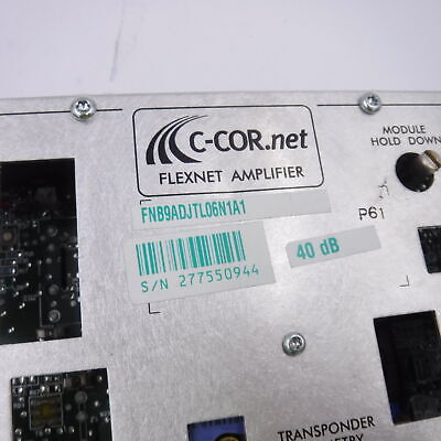 C-COR Flexnet 900 Series Bridger Amplifier FNB9ADJT-L06 862 MHz ...