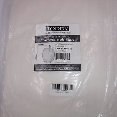 Pack of 50 Toddy Commercial Coffee Filters with Strainers - OneClick ...