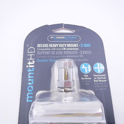 PowerComm Mirror Mount Deluxe 3-Way CB Antenna/Mirror Mount 215-24010 - OneClick Warehouse