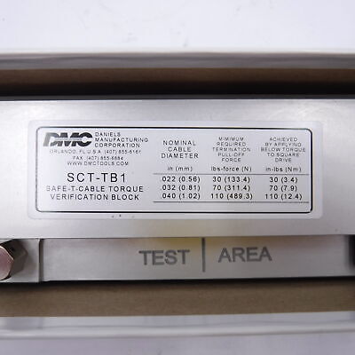 DMC Safe-T-Cable Application Tool w/3"Nose & SCT-TB1 Torque ...