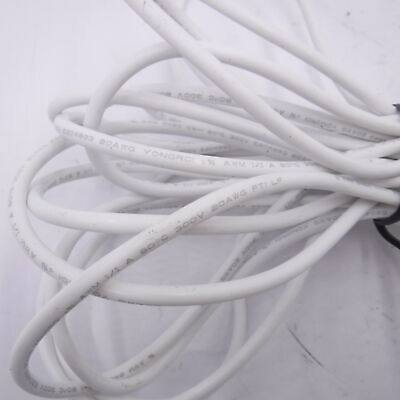 25' AWM 2464 VW-1 80C 300V E204693 20AWG Data Cable White - OneClick ...