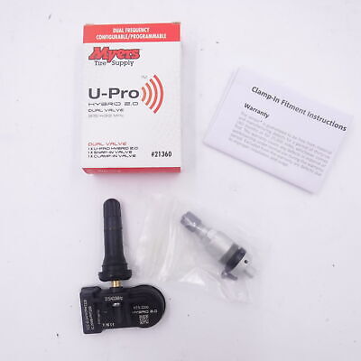 Myers Tire 21360 U-Pro Hybrid 2.0 TPMS Programmable Dual Valve 315/433 ...