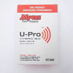 Myers Tire 21360 U-Pro Hybrid 2.0 TPMS Programmable Dual Valve 315/433 ...