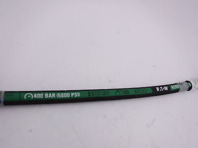 18" Eaton Aeroquip GH781-6 400 BAR 5800 PSI w Male 90 deg swivel ...