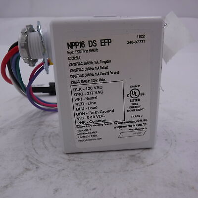 Acuity Controls nLight NPP16-DS-EFP Power/Relay Pack, Dimming Side ...