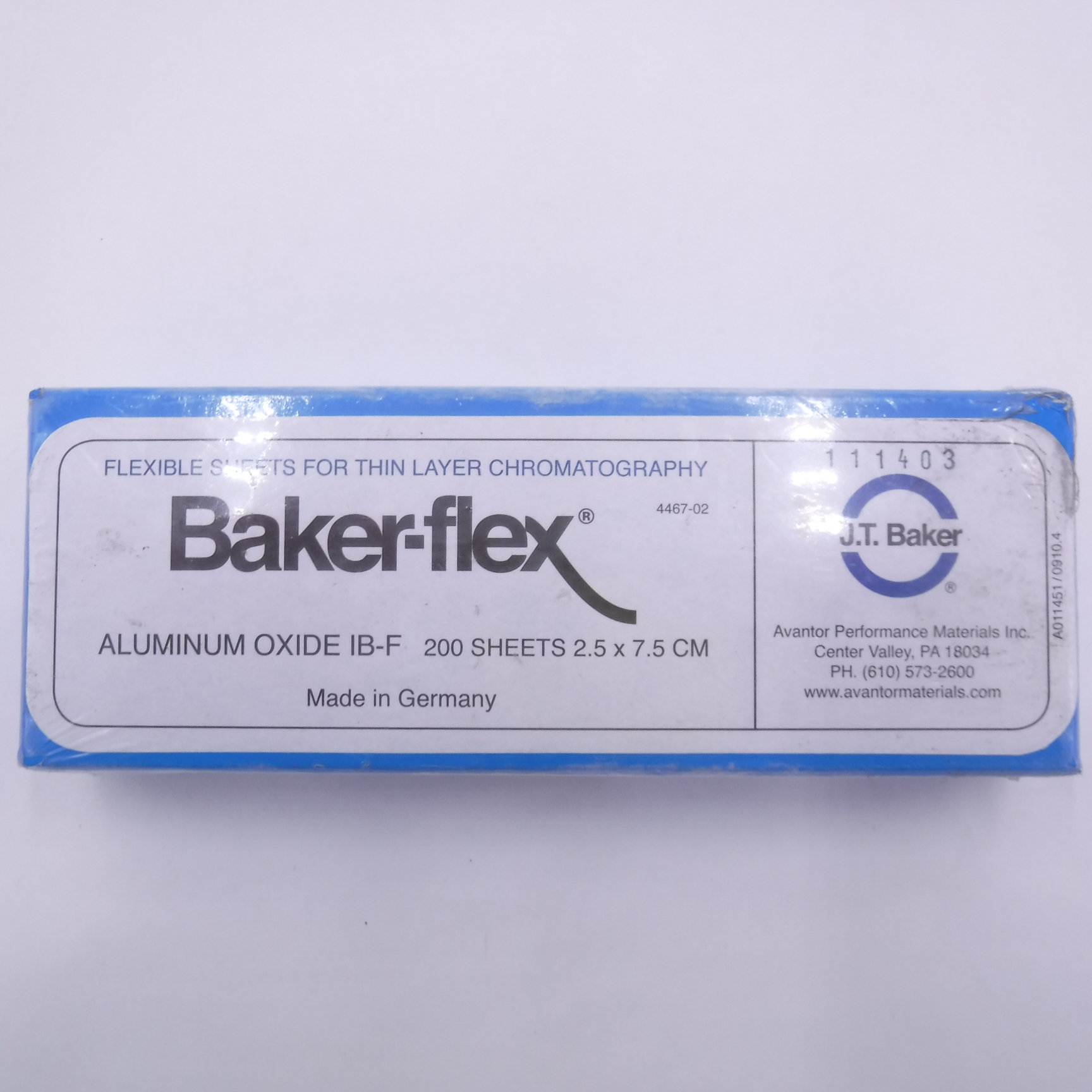 200 Sheets JT Baker, Baker-Flex 2.5cm X7.5cm Silica Gel IB-F Flexible ...