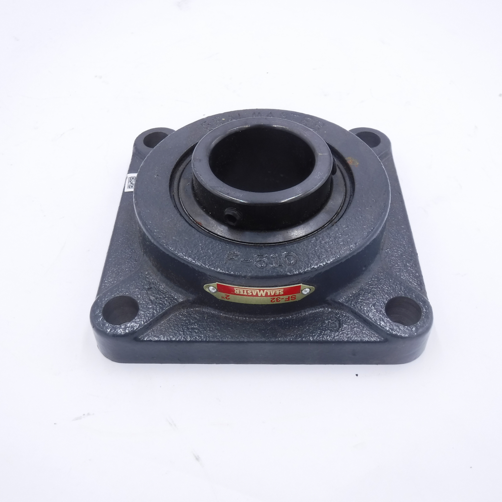 SealMaster SF-32 Cast Iron 4-Bolt flange 2" Bore Setscrew Locking ...