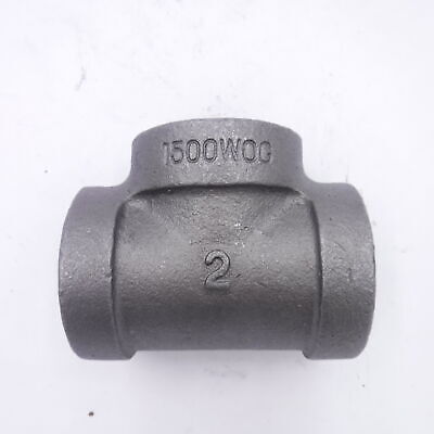 2" Pipe Tee Union 1500 WOG, MI300, T-Union, Cast Iron - OneClick Warehouse
