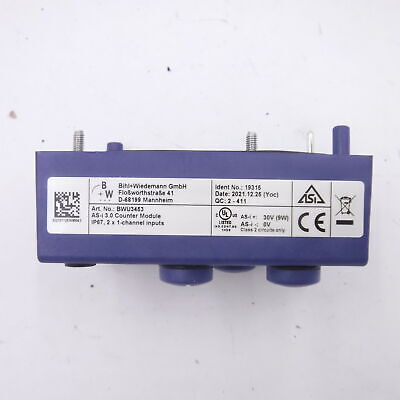 Bihl + Wiedemann ASi Counter Module, IP67, M12, BWU3453 - OneClick ...