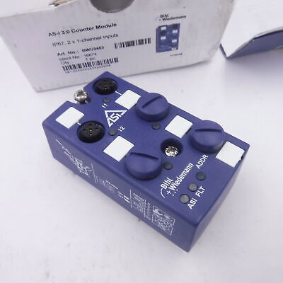 BWU3453 ASi 3.0 Pulse Counter Module, IP67, 2x 1 Channel Inputs ...