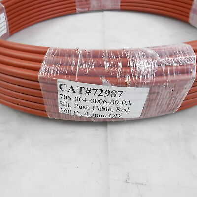 Ridgid 72987 Push 200' Cable Kit 4.5mm OD 706-004-0006-00-0A Orange ...