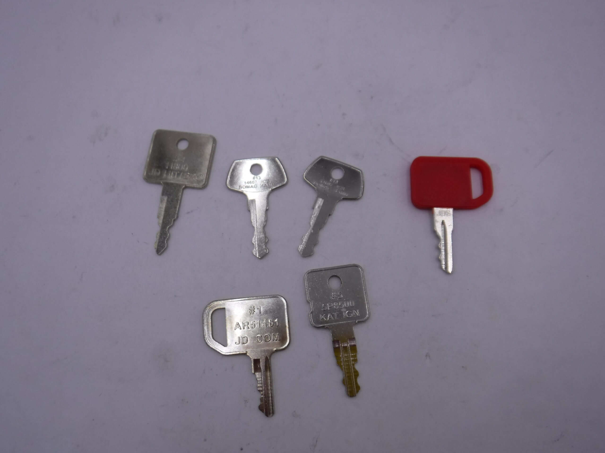 6 Pack John Deere Keys For H800 AR51481 JDS 5P8500 14607 - OneClick ...