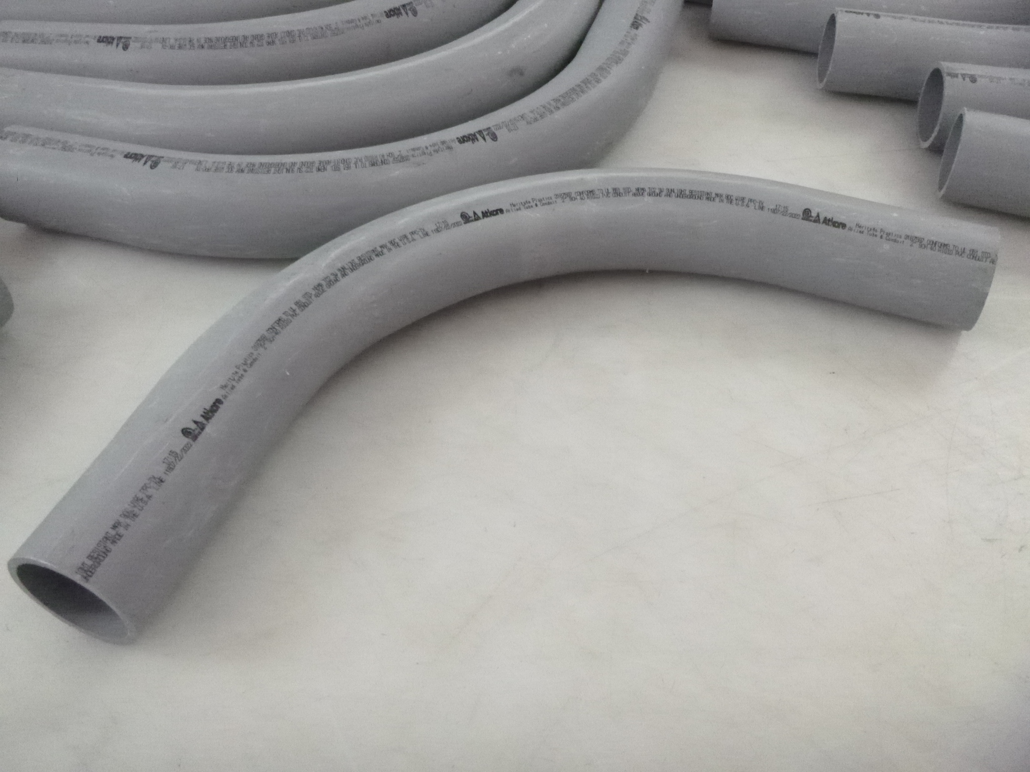 Bx of 24 Atkore Heritage 2" PVC Schedule 40 Rigid Elbow 90° Conduit ...