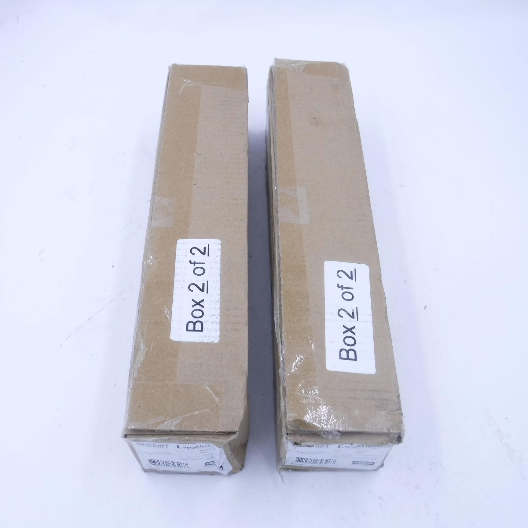 Lot of 2 Hubbell Dual-Lite LED Exit Sign Universal Recess Kit URK ...