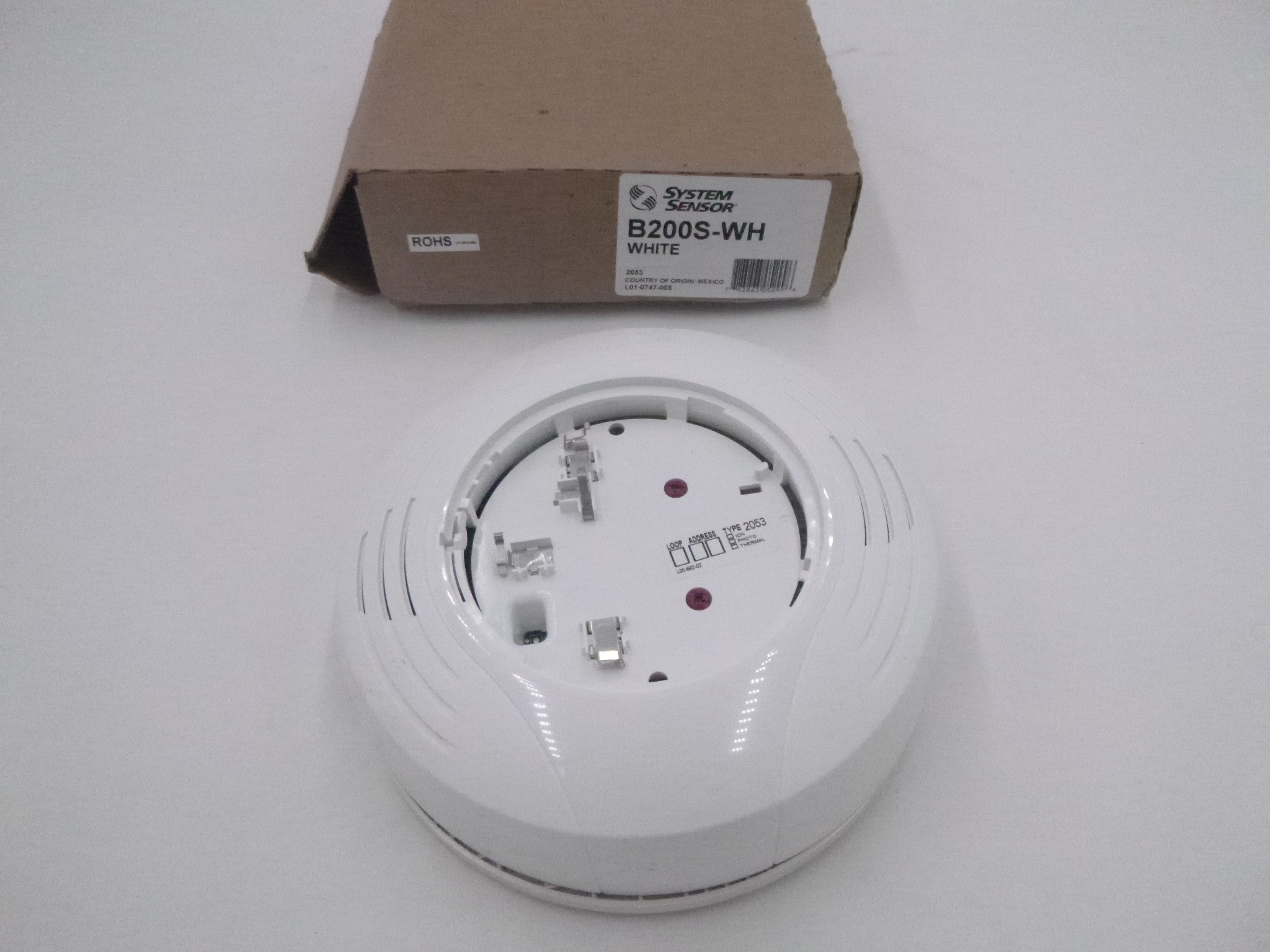 System Sensor Intelligent Addressable Sounder Base, High or Low Volume ...