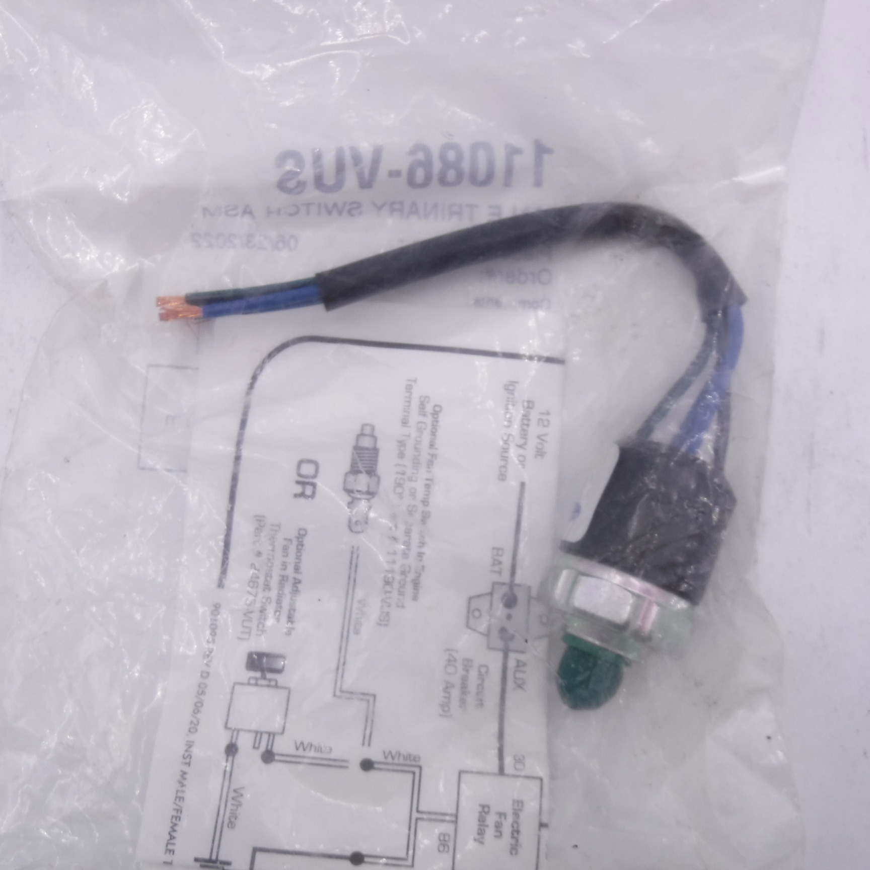 Vintage Air Male Air Conditioning Trinary Switch ASM 11086-VUS ...
