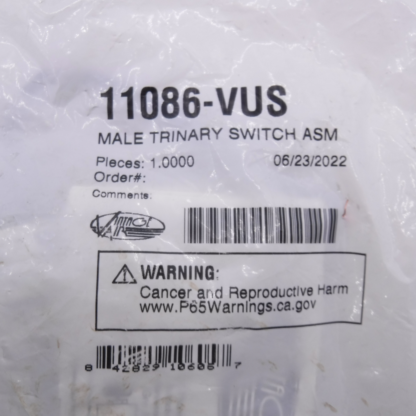 Vintage Air Male Air Conditioning Trinary Switch ASM 11086-VUS ...