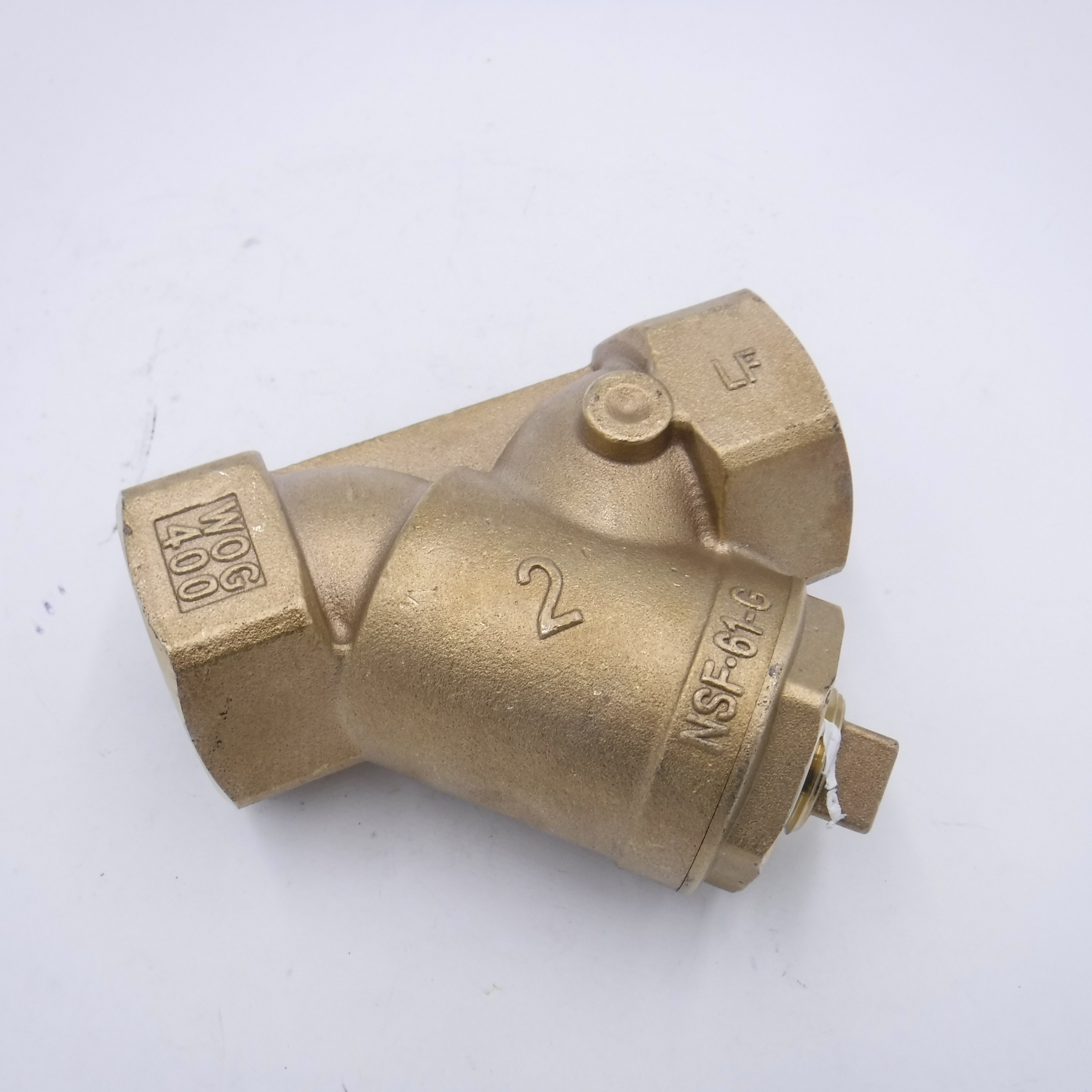 Watts 2" LF777SI Lead Free Brass Wye Strainer 400WOG 125WSP Threaded ...
