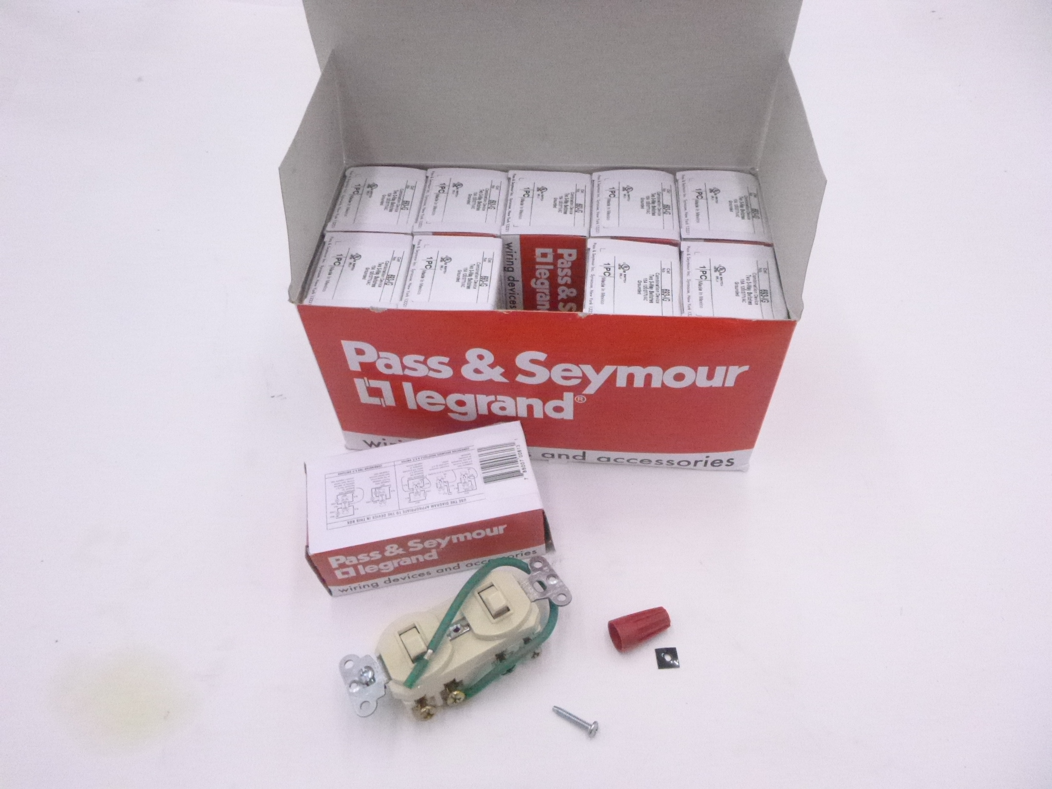 10 Pack Legrand Combination Device Two 3 Way Switches 15a 120/277Vac ...