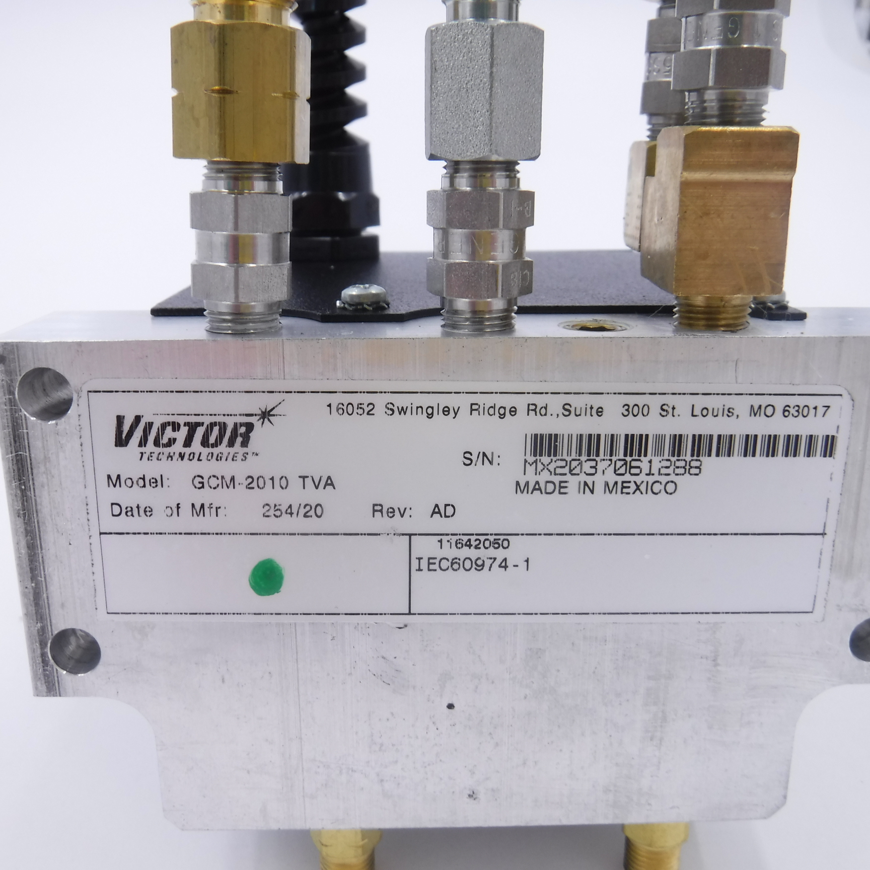 THERMAL DYNAMICS GCM-2010 GAS PLASMA CUT TORCH VALVE KIT 4-3054 ...