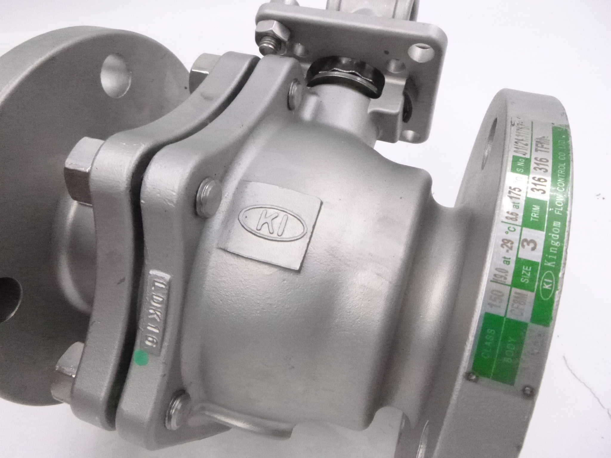 Kingdom Flow 3"-150 CF8M FLANGED BALL VALVE STAINLESS STEEL - OneClick ...