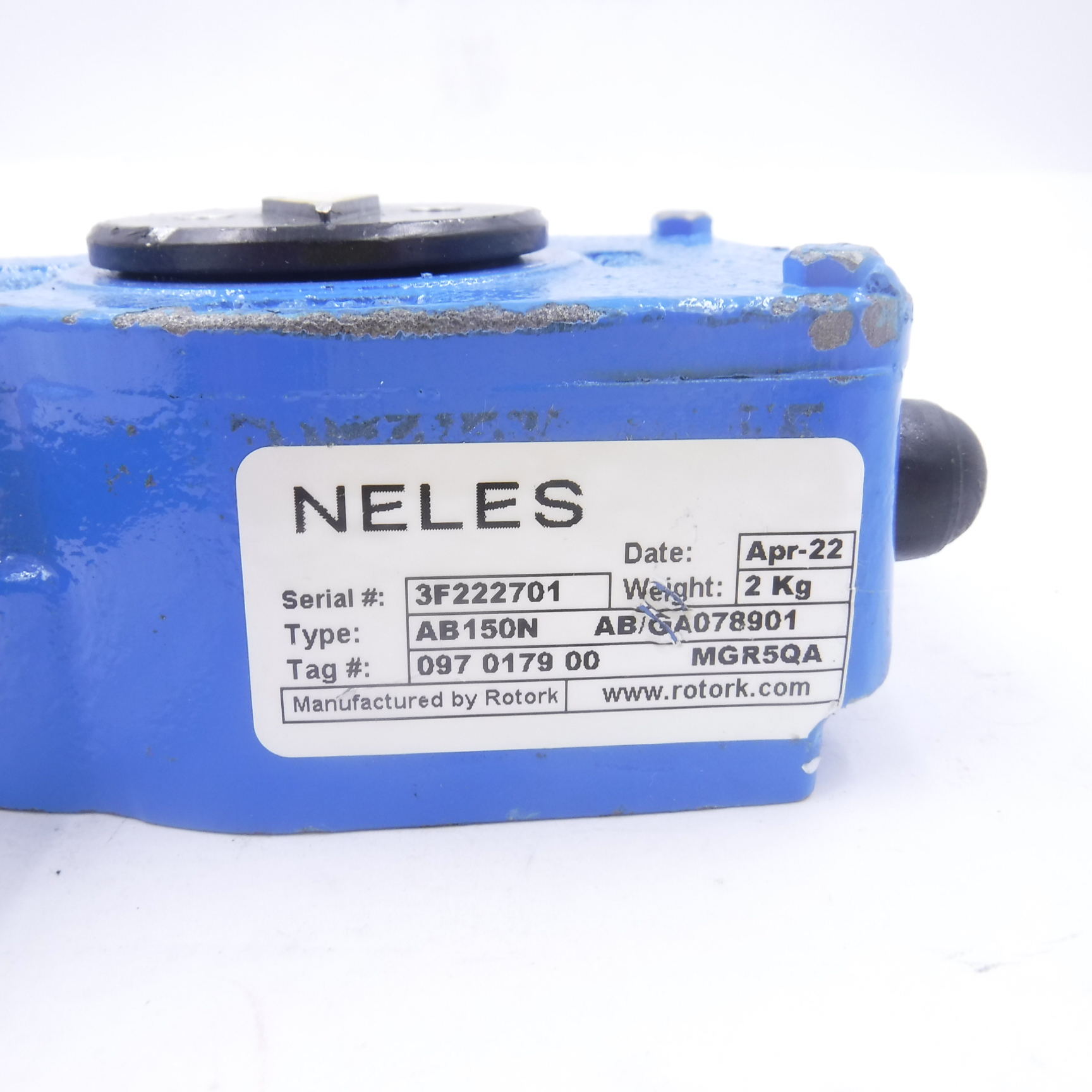 Rotork Neles AB150N Gearbox AB 150 N Torque 150NM Ratio 40:1 - OneClick ...
