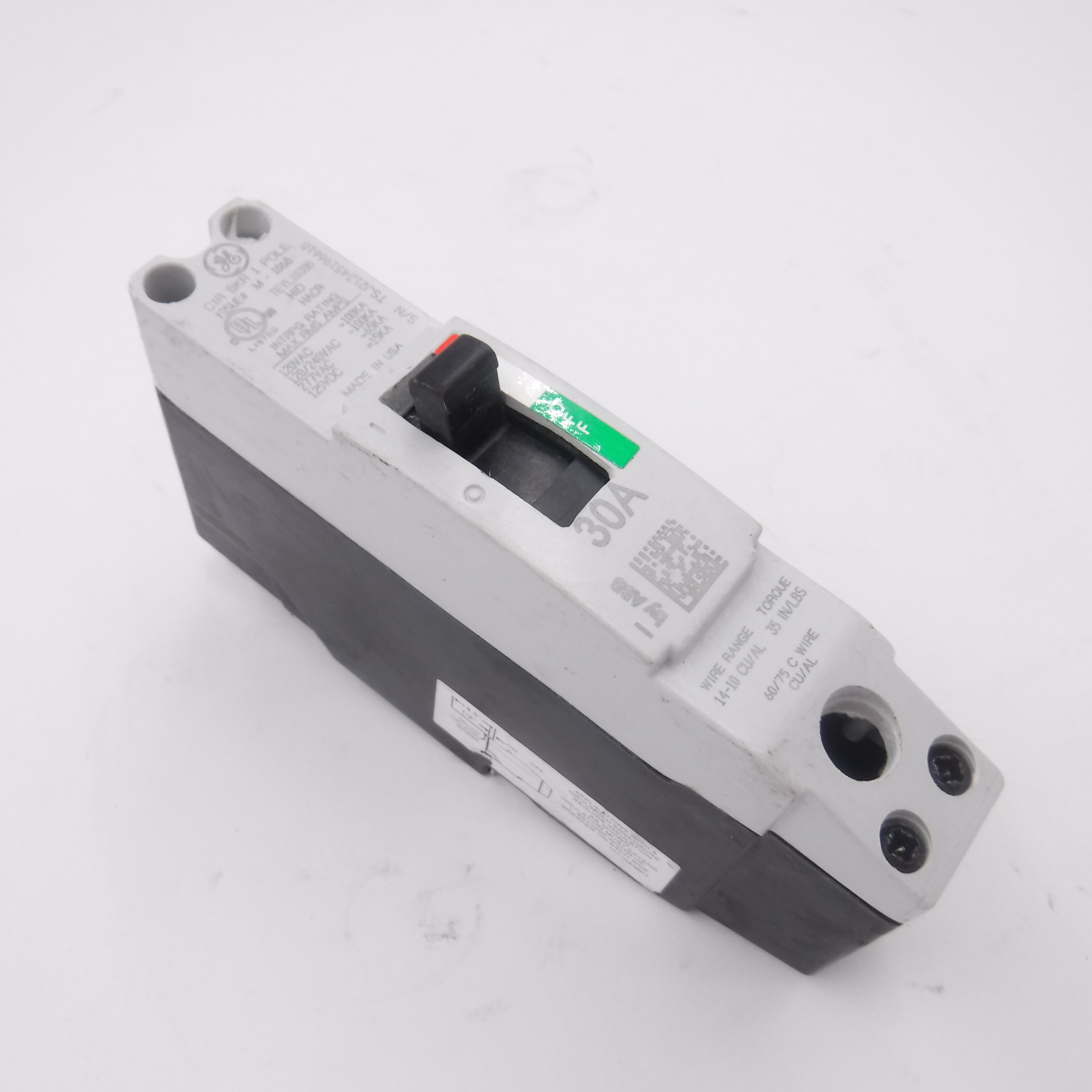 Genuine GE TEYL1030B Molded Case Circuit Breaker 30A 65kA at 277/480V AC - OneClick Warehouse